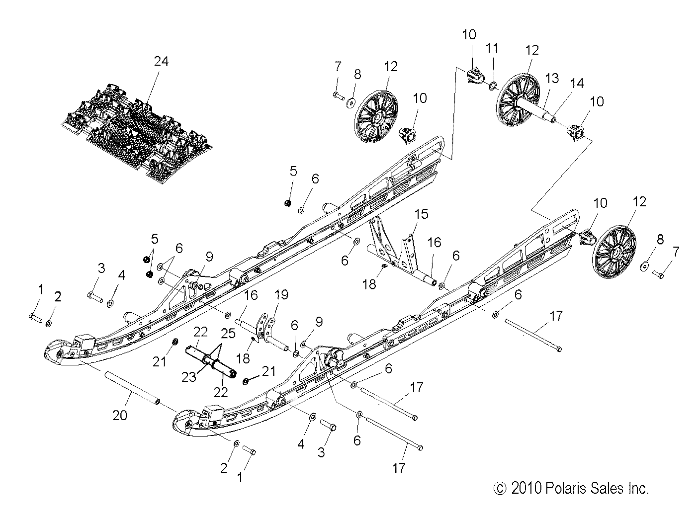 No rear suspension after putting it back in sled. | Hardcore Sledder